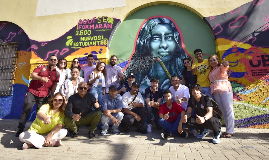 Estudiantes le dieron vida y color a la IUB que beneficiará a 3.500 ...